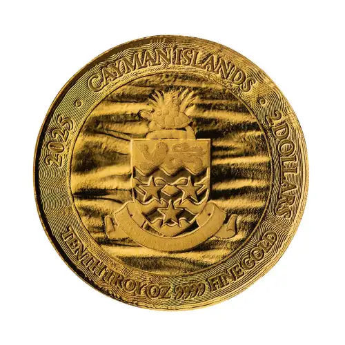 2025 1/10 oz Stingray - Cayman Islands Gold Coin - Alhambra Precious Metals
